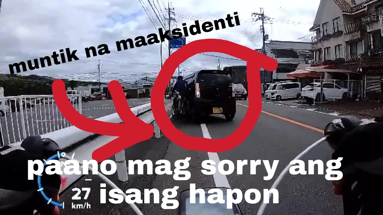 Nara ken rides, pano mag sorry ang isang hapon? may muntik ma accidente ...