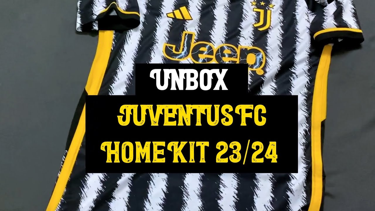 Unbox Juventus FC home Kit 2023/24 - YouTube