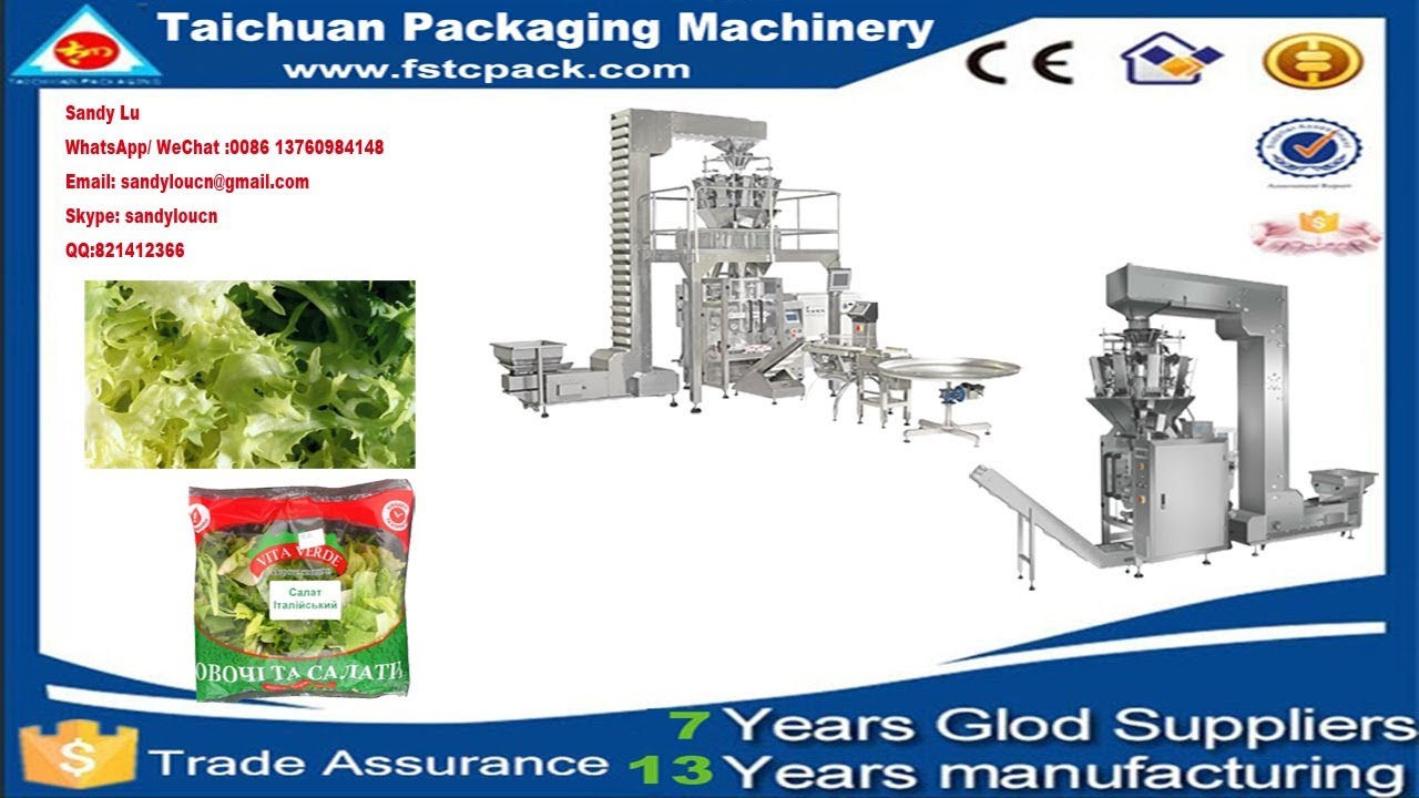 Leaf vegetable/Fruit packaging machine,vegetable packaging machine ...