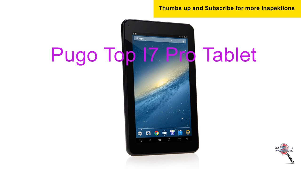 Inspektion of The Pugo Top I7 Pro Tablet - YouTube