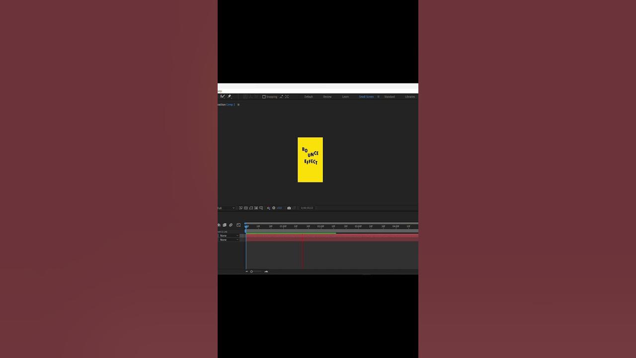 After effect tutorial -"Create BOUNCE Text Animation Like a PRO | Step-by-Step Guide # ...