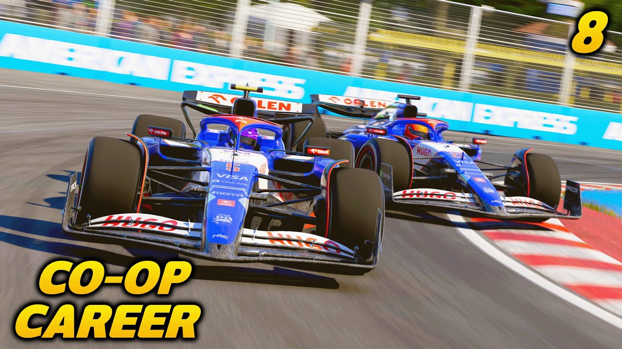 FIRST PROPER FIGHT WITH MATT - F1 24 Two Player Career Mode: Part 8 ...