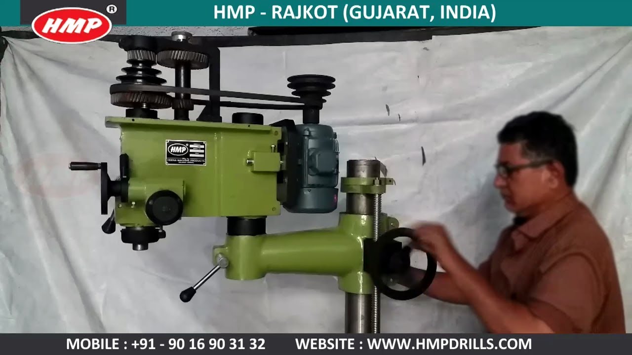 25 MM Geared Mini Radial Drilling Machines (Multi Directional Drill ...