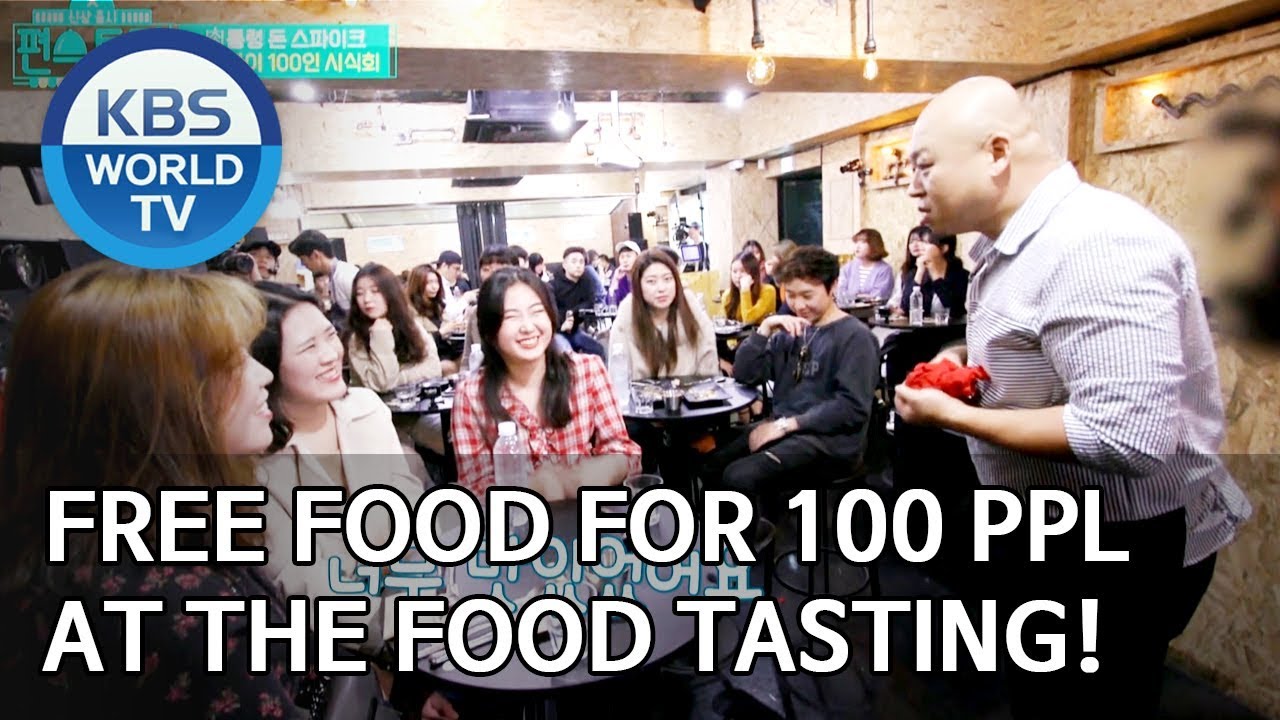 Free food for 100 people at the food tasting! [Stars' Top Recipe at Fun ...