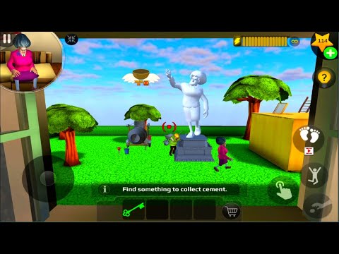 SCARY TEACHER 3D: Best MEGA CEMENT MIXER Prank on Miss T!