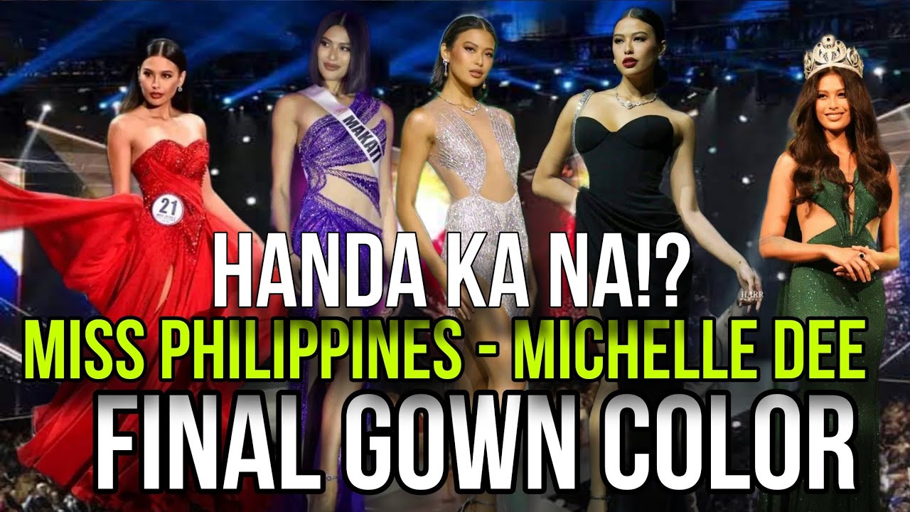 Miss Universe Update! Final Evening Gown ni Miss Philippines - Michelle ...