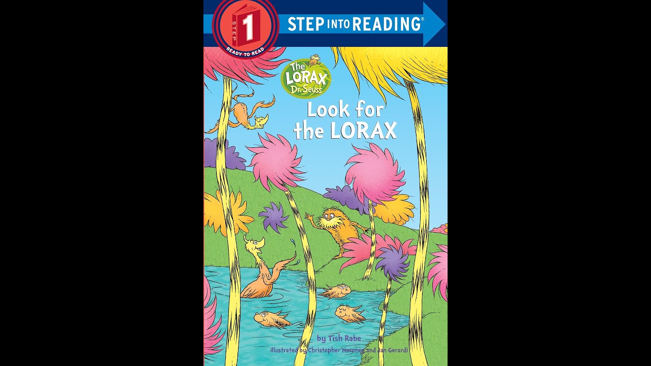 Reading The Lorax Dr Seuss book - Look for the Lorax - Step Into Reading - Children Story Time ...