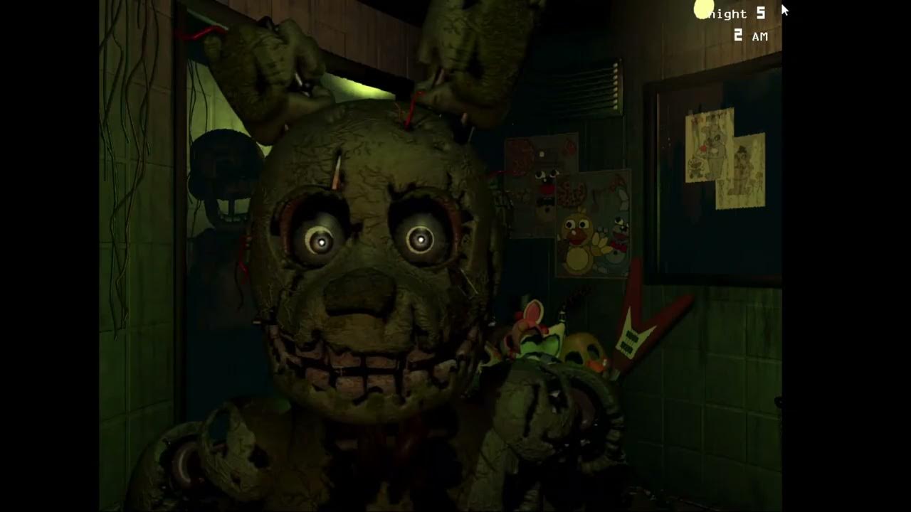 fnaf 3 (game play) - YouTube