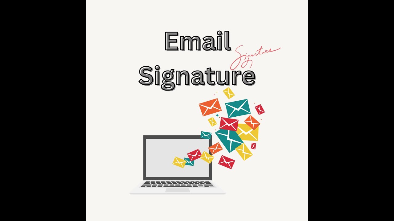 How to Create an Email Signature - YouTube