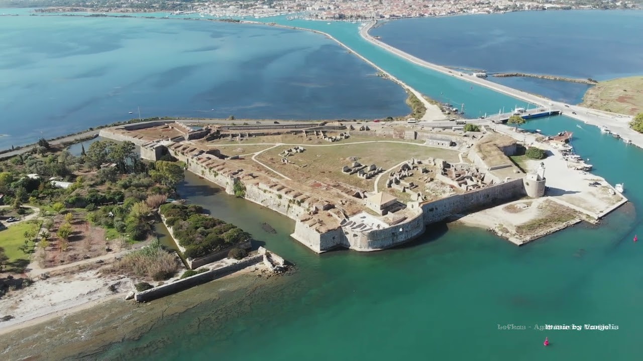 Lefkas - Agia Mavra Castle 4k//Greece//Drone//09-2022 - YouTube