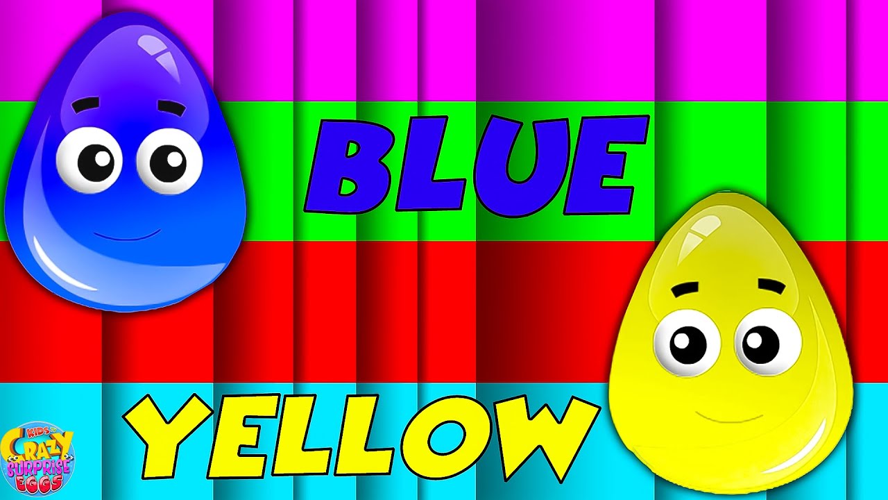 Learn Colors with Eggs Learning Video for Toddlers - YouTube