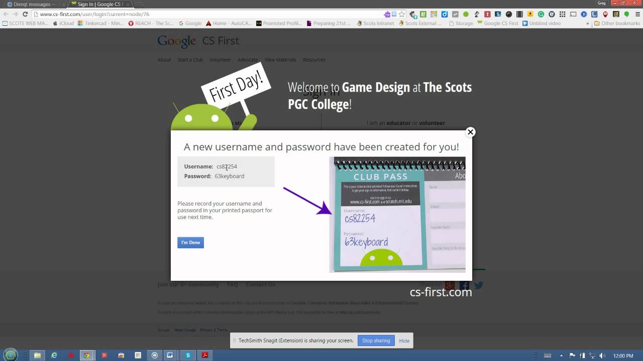 Google CS First - Log In - YouTube