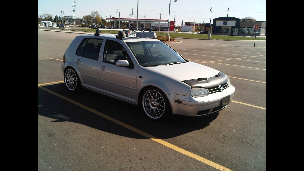 Volkswagen Golf (MK4) 2.0 straight pipe exhaust - YouTube