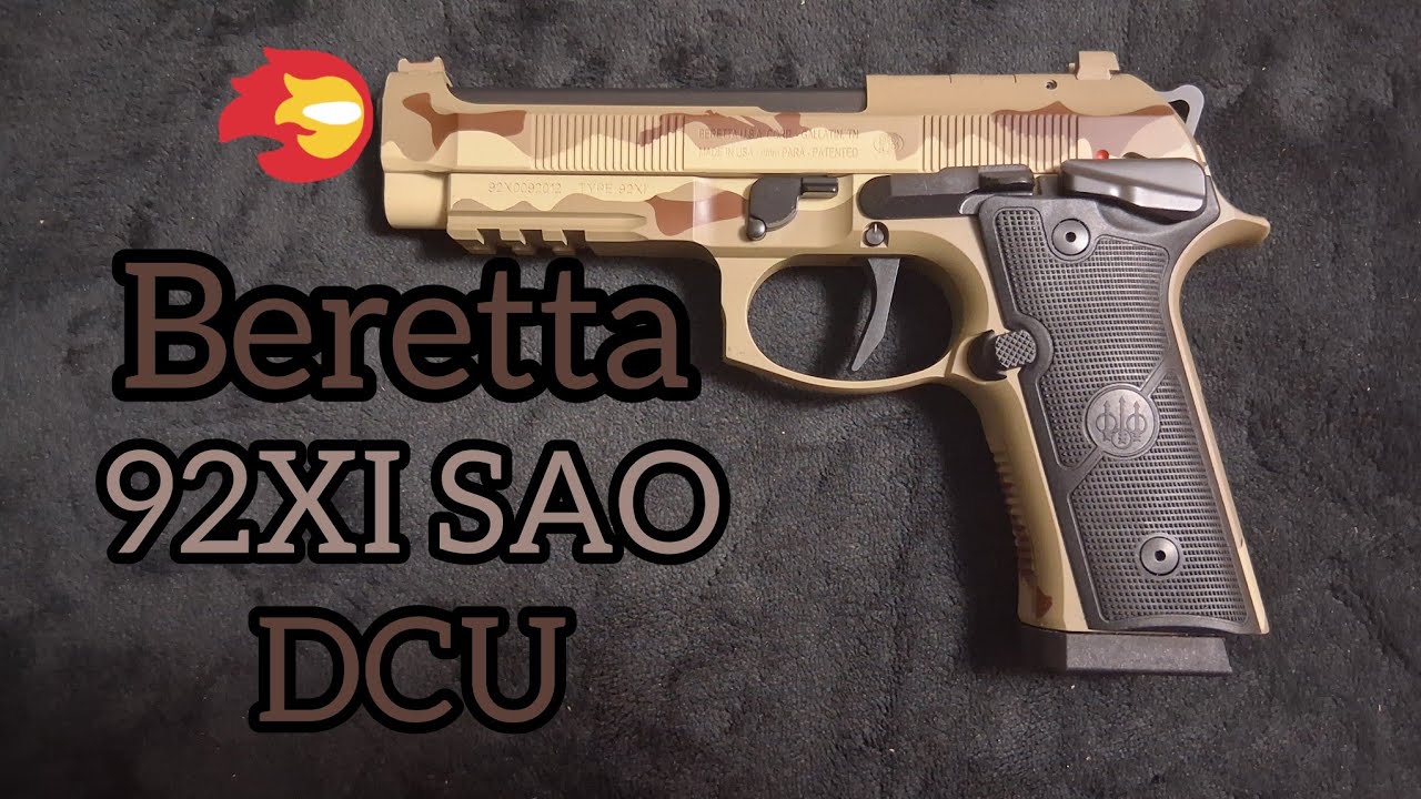 Beretta 92XI SAO DCU - YouTube