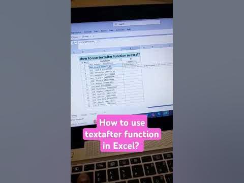 How to use textafter function in Excel? Advance Excel Tricks &Tips. #techvyas1 #excel #exceltech ...