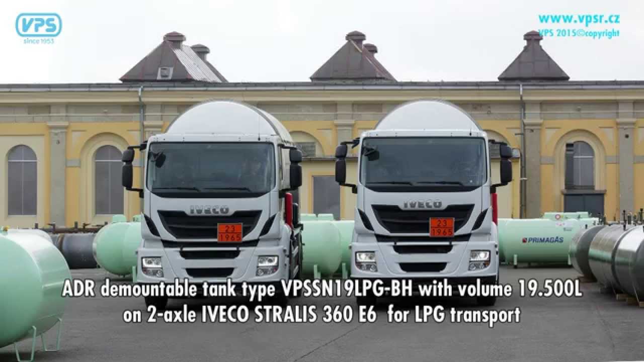 ADR demountable tank with volume 19.500L on 2-axle IVECO STRALIS 360 E6 ...