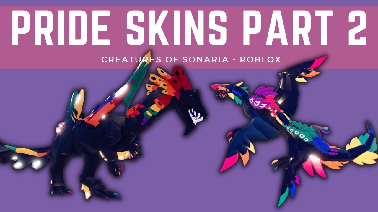 Pride Skins Part 2 [Creatures of Sonaria - Roblox] - YouTube