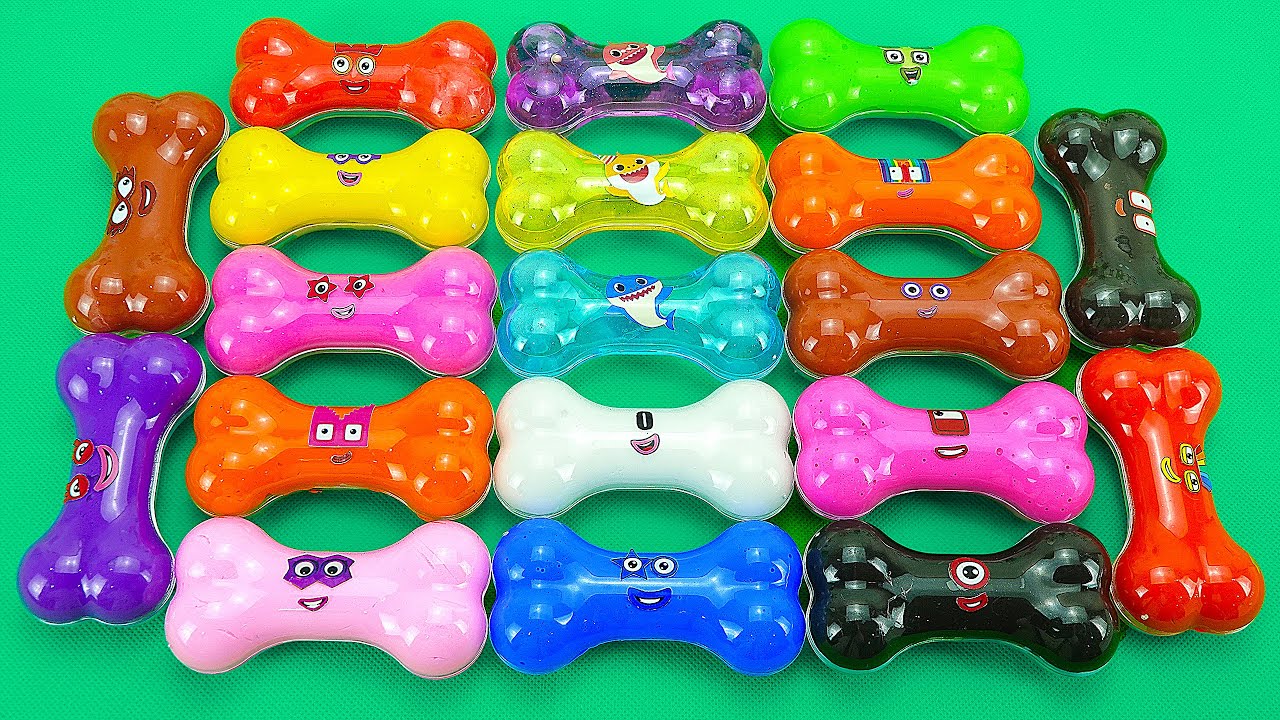 Numberblocks - Looking Clay With Bones Coloring! Satisfying Clay Video ...