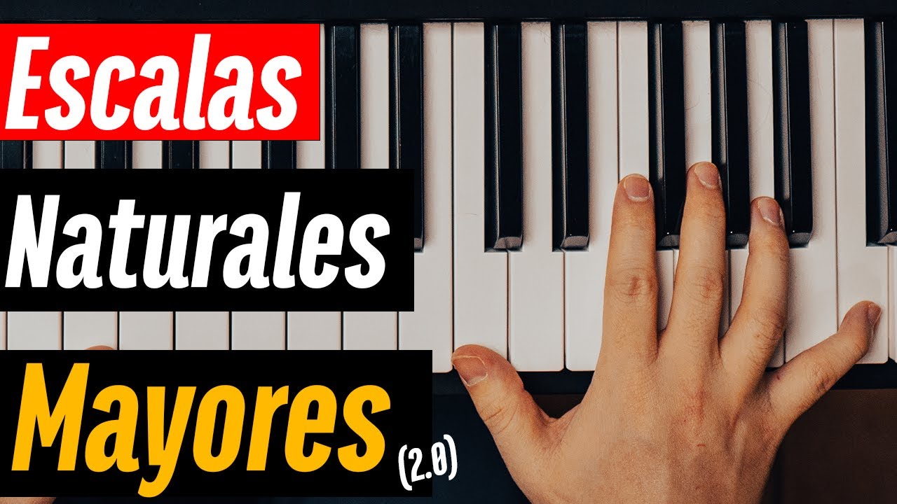 Escalas Naturales Mayores (2.0) - Piano Tutorial - YouTube