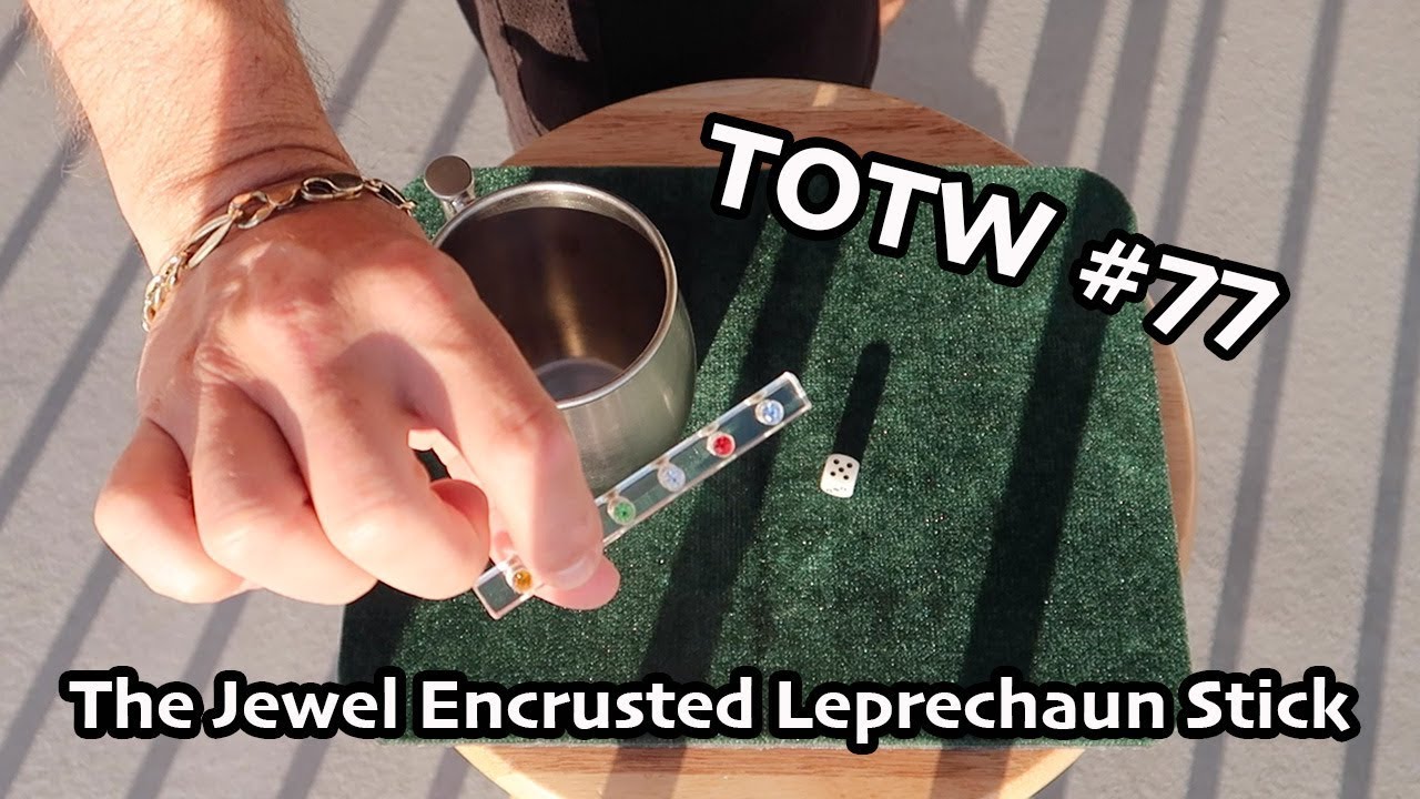 TOTW #77 Jewel Encrusted Leprechaun Stick - YouTube