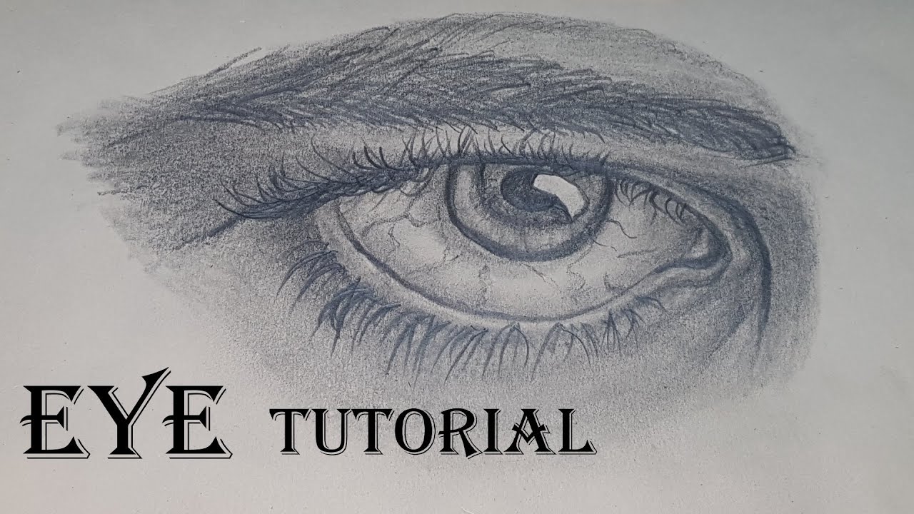 How to Draw Realistic eye #Realistic eye Step by Step #Tutorial ...