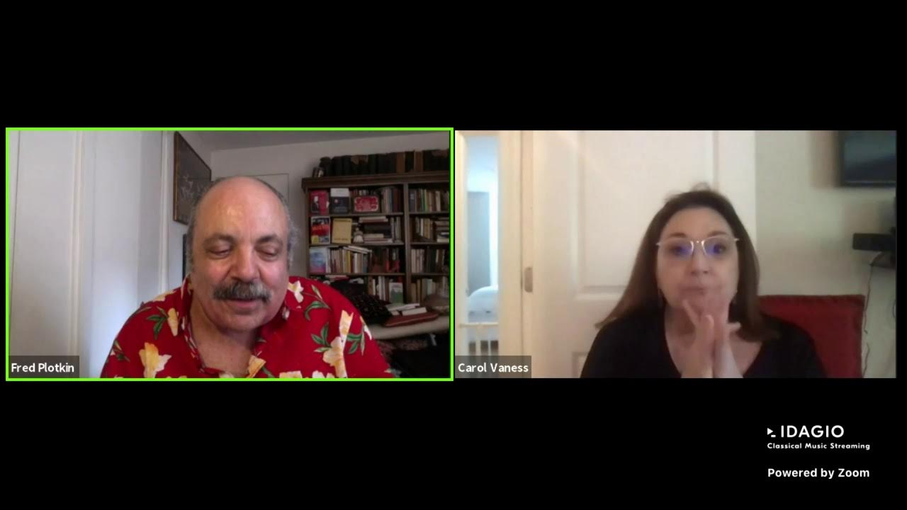 Fred Plotkin on Fridays: Carol Vaness - YouTube