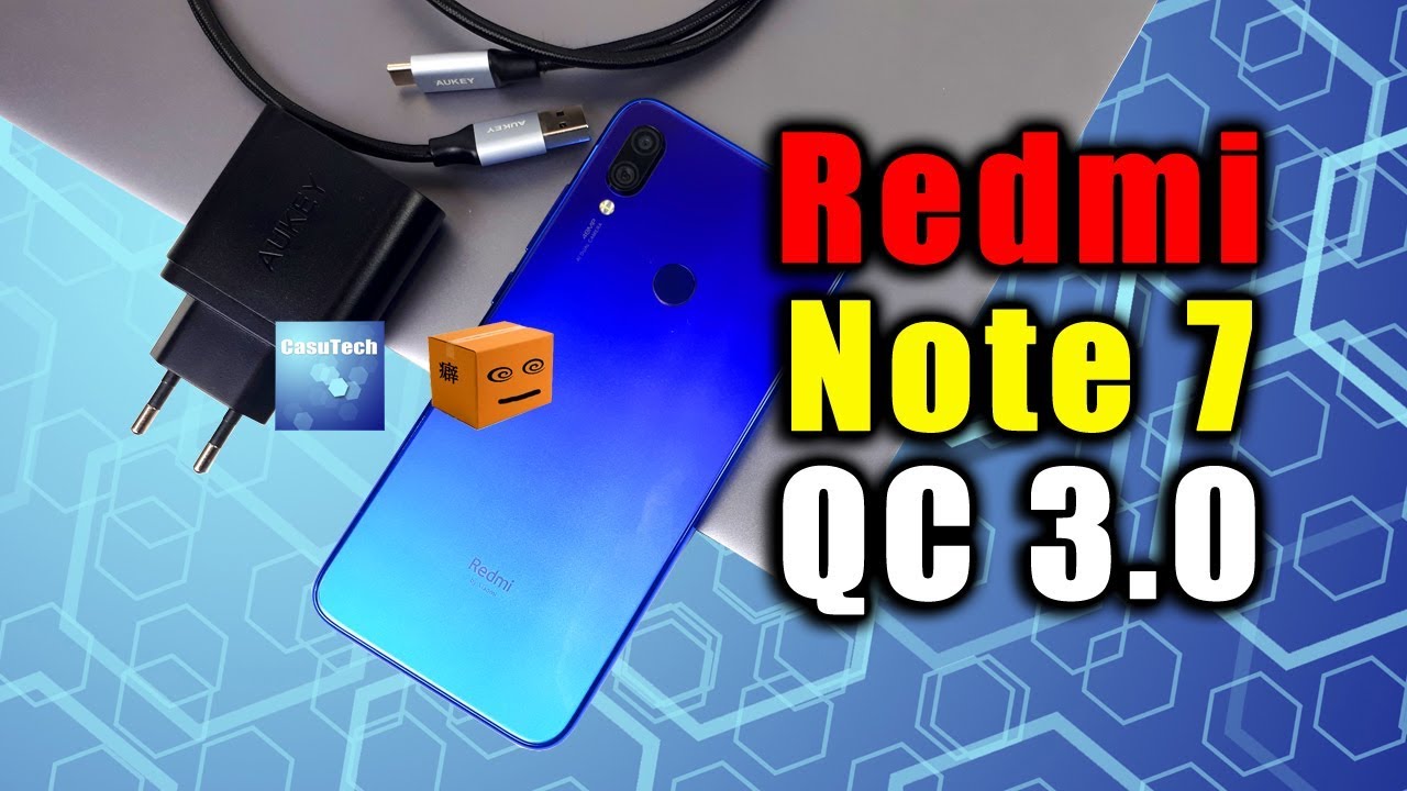 Redmi Note 7 QC3.0 Charging Test - YouTube