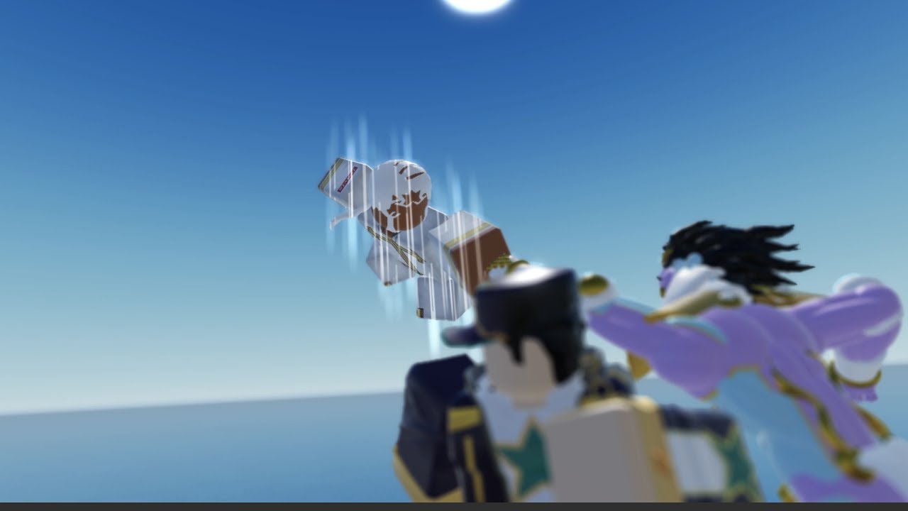 Jotaro Kujo Vs Enrico Pucci Roblox Animation - YouTube