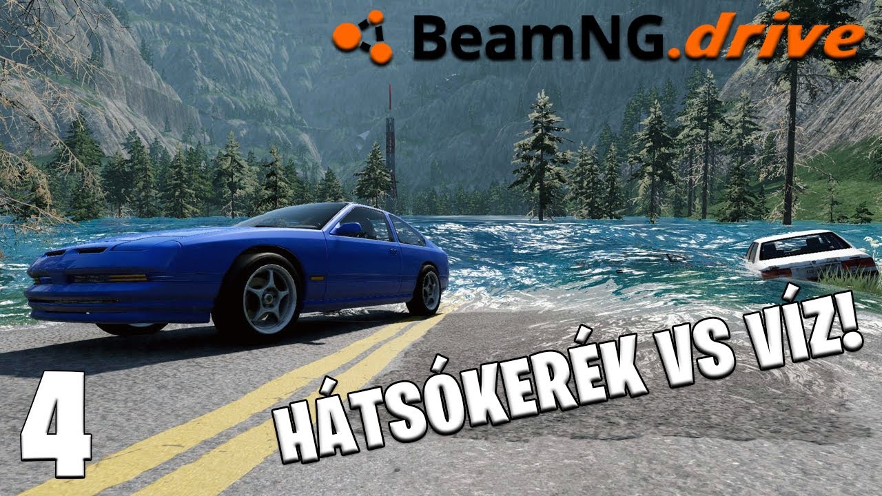 JÖN AZ ÁRVÍZ! #4 - BeamNG.drive | Flood MOD | Sikerül feljutni? - YouTube