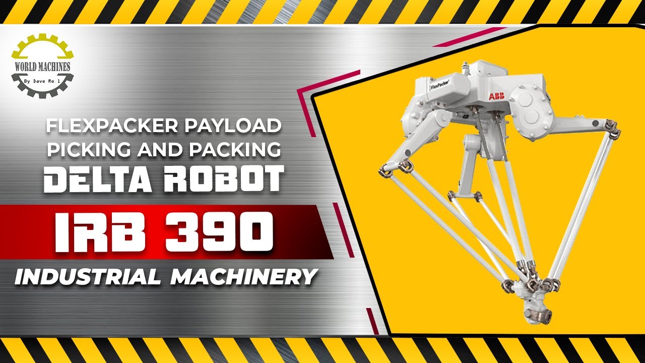 IRB 390 FlexPacker payload picking and packing Delta Robot - YouTube