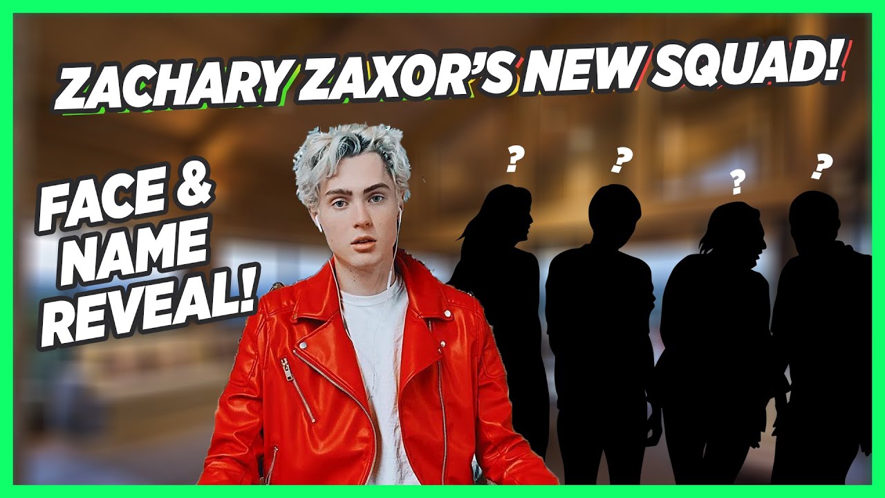 ZacharyZaxor FULL Squad Face Reveal!! (Members REAL NAMES!) - YouTube