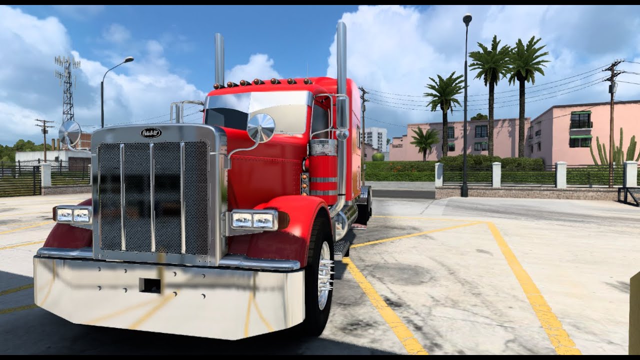 My Custom Peterbuilt 389 truck [Cat C15 6NZ] [ATS] - YouTube
