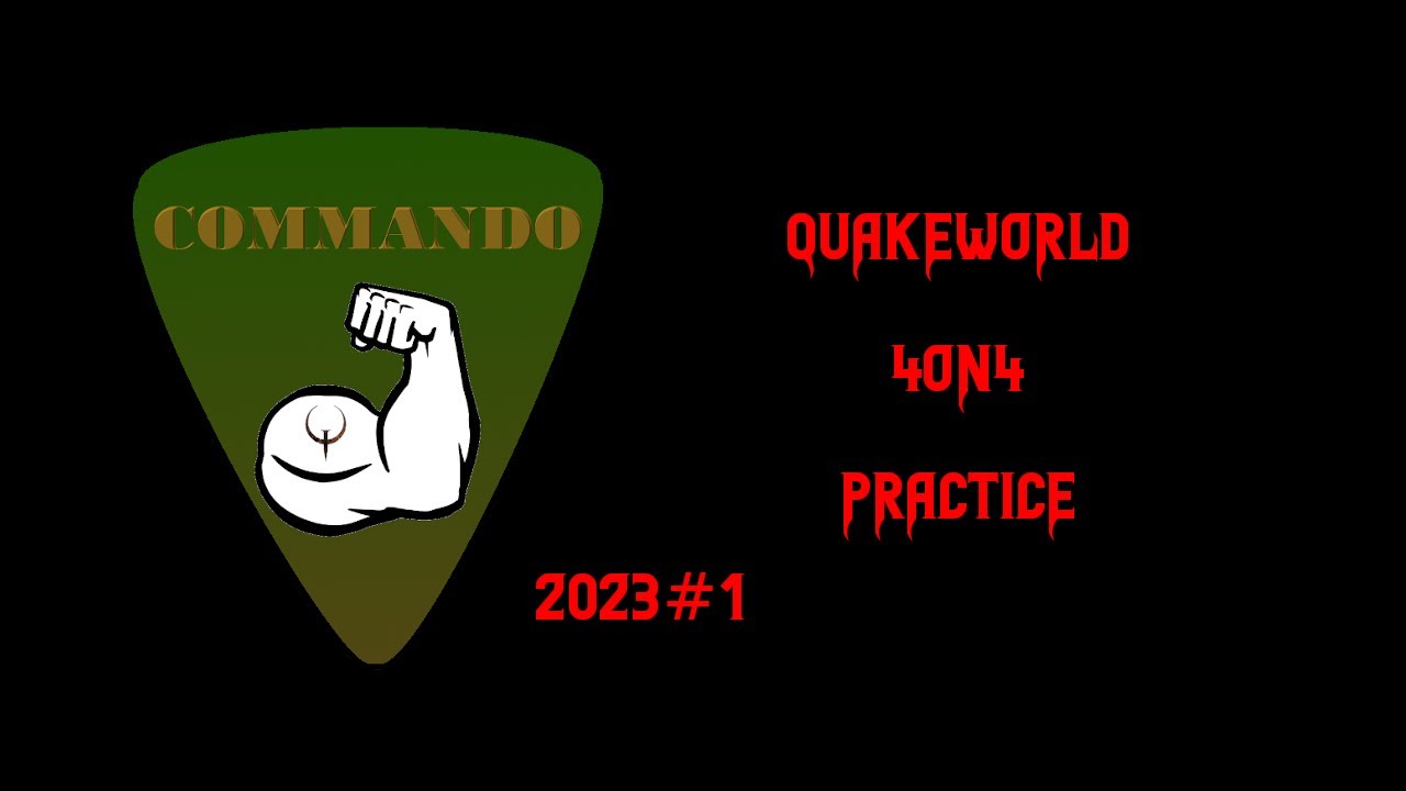 Quakeworld 4on4 - Commando and Commodores practice games (03.01.2023 ...