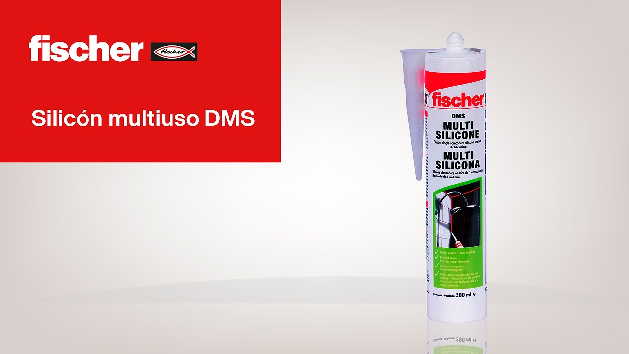 Aplicación | fischer Silicón Multiuso DMS - YouTube