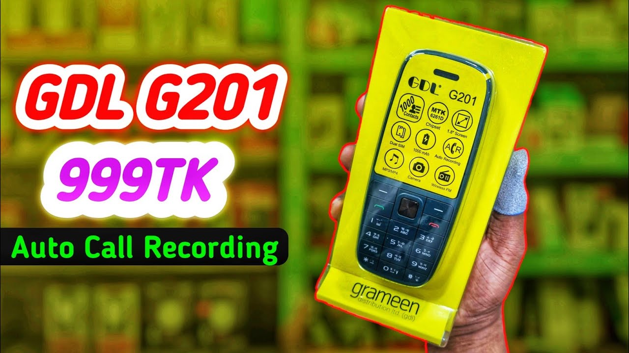 ১ হাজার টাকার মধ্যে বেস্ট কিপ্যাড ফোন | GDL G201 Review in Bangla - YouTube