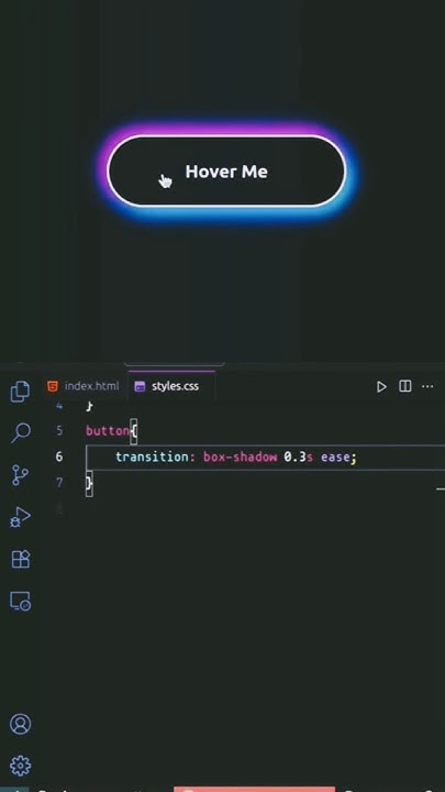 Hover effect in button using css #viral #coding #webdevelopment #webdesign #shortvideo - YouTube