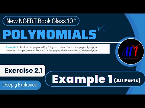 Chapter 2 Polynomials Exercise 2.1 ( Example 1 ) Class 10 Maths | NCERT Solutions - YouTube