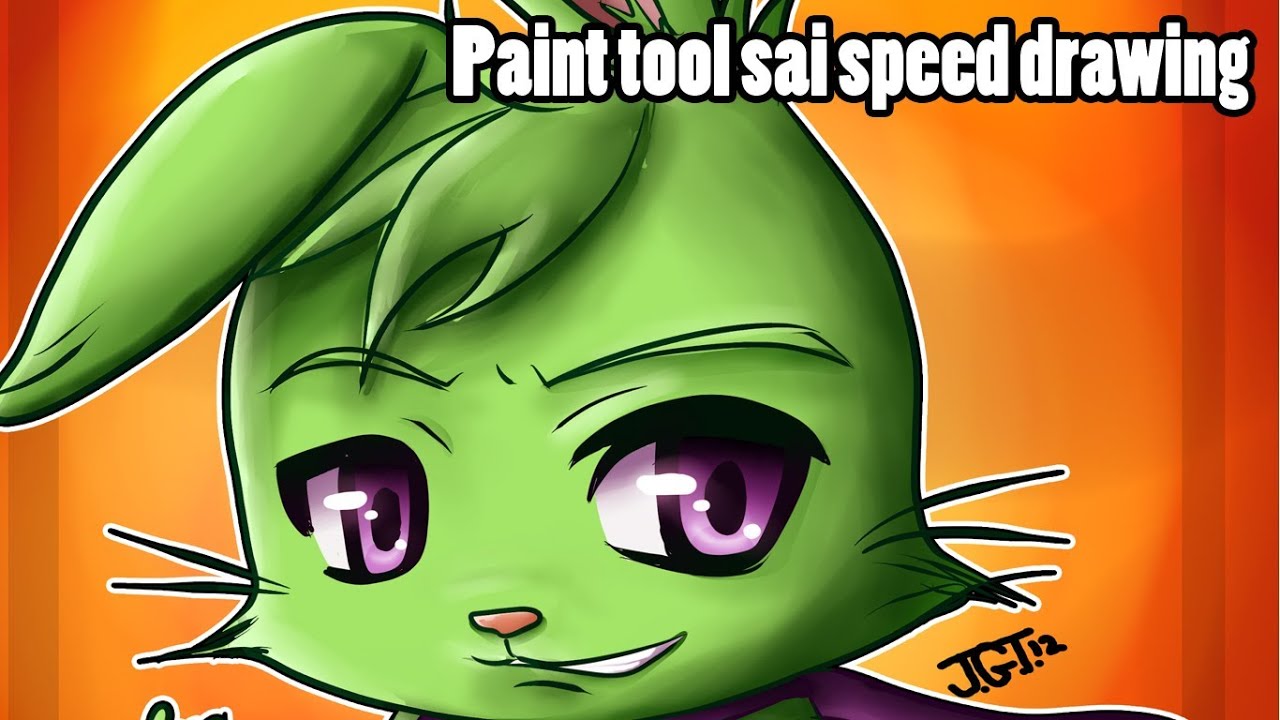 Paint tool sai speed drawing - YouTube