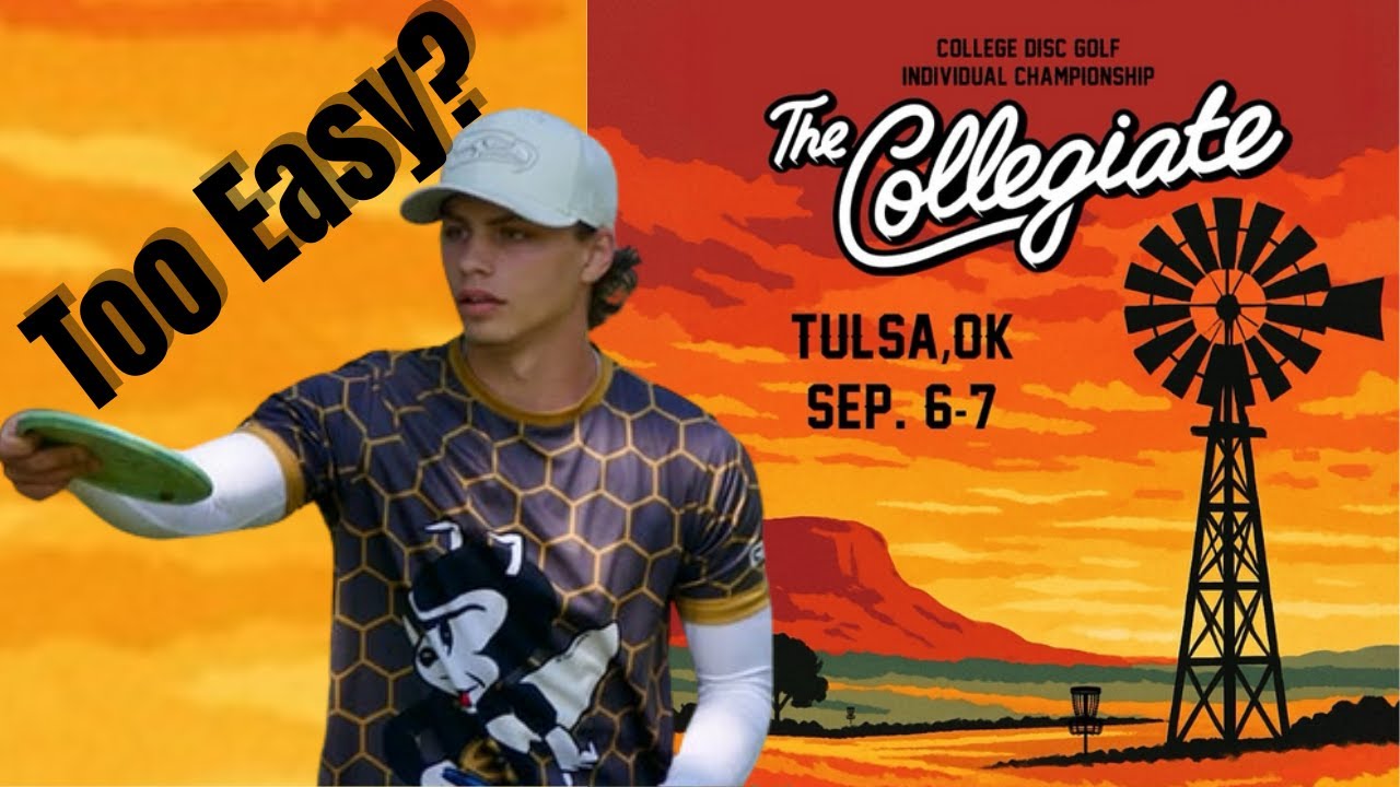 Is College Disc Golf Too Easy for Carter Ahrens? (The Collegiate) - YouTube