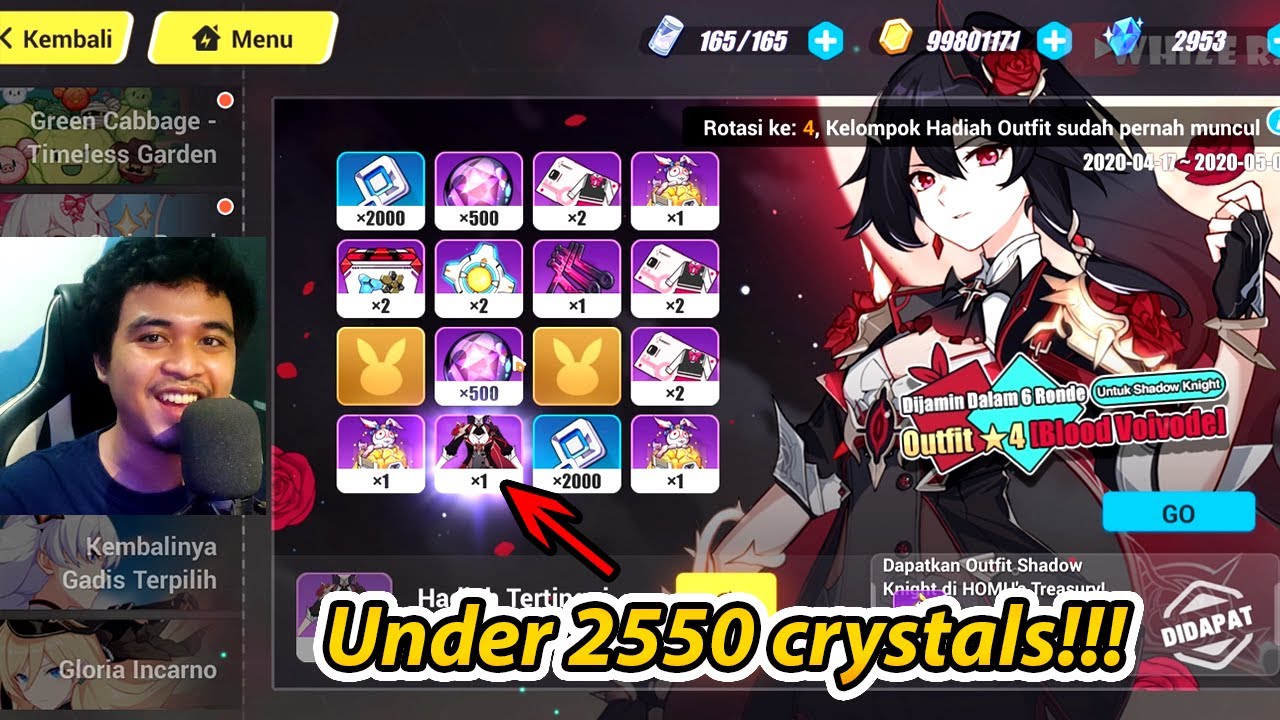 Gacha Outfit Fuhua Shadow Knight!! | Honkai Impact SEA - YouTube
