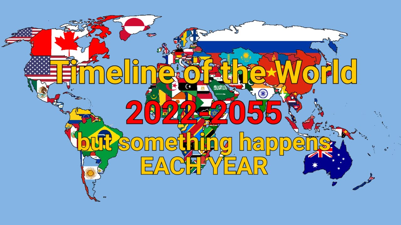 Timeline of the World (2022-2055) but something happens every year ...