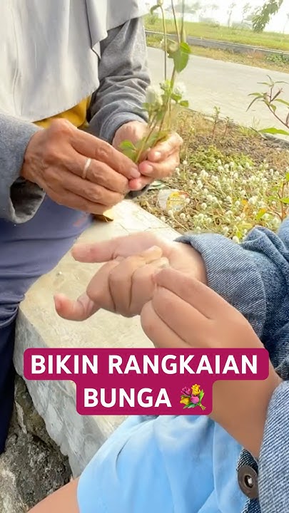 ALFAREL BIKIN RANGKAIAN BUNGA SAMA MBAH LIS 💐 - YouTube