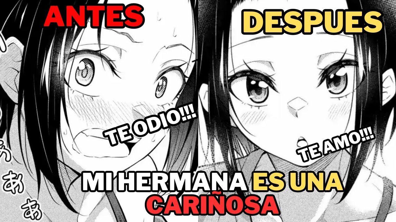 🔥MI HERMANA es una CARIÑOSA 😈| uchi kyaba | manga resumen - YouTube