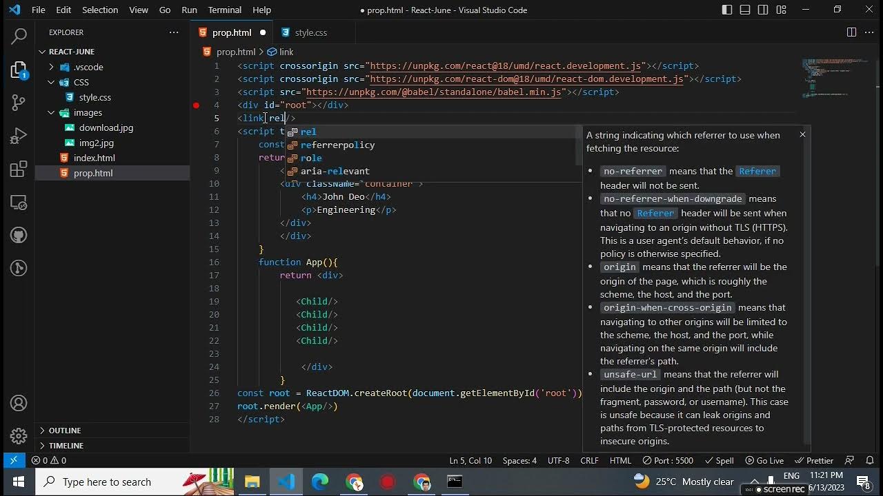 How to pass data from parent to child in React - YouTube