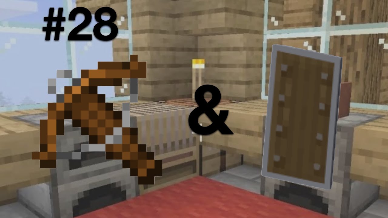 #28 Armbrust und Schild!? | Let's Play Minecraft - YouTube