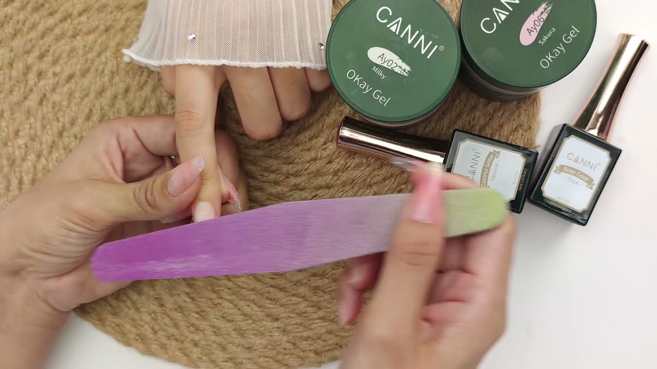 How To Use CANNI OK Gel - UV / LED - Easy Soak Off Extension Nail Gel ...