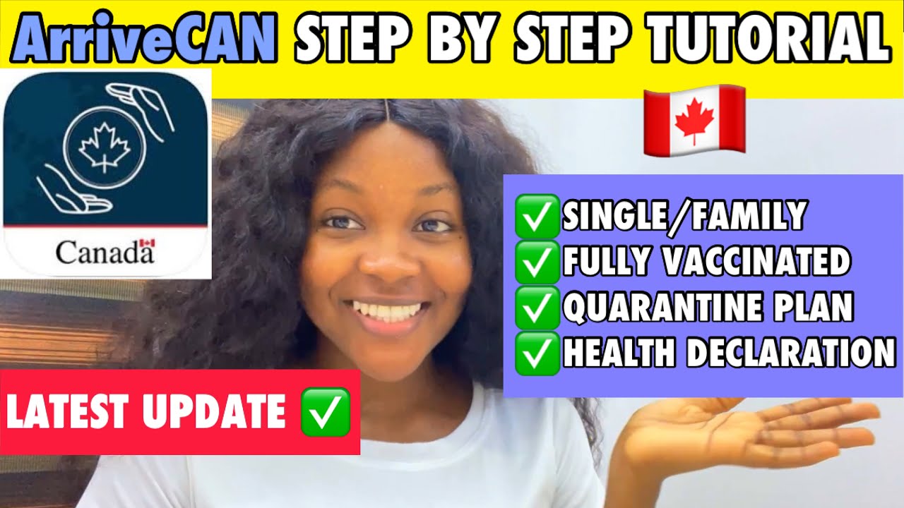 ARRIVE CAN APP | HOW TO USE | LATEST CANADA COVID UPDATE - YouTube