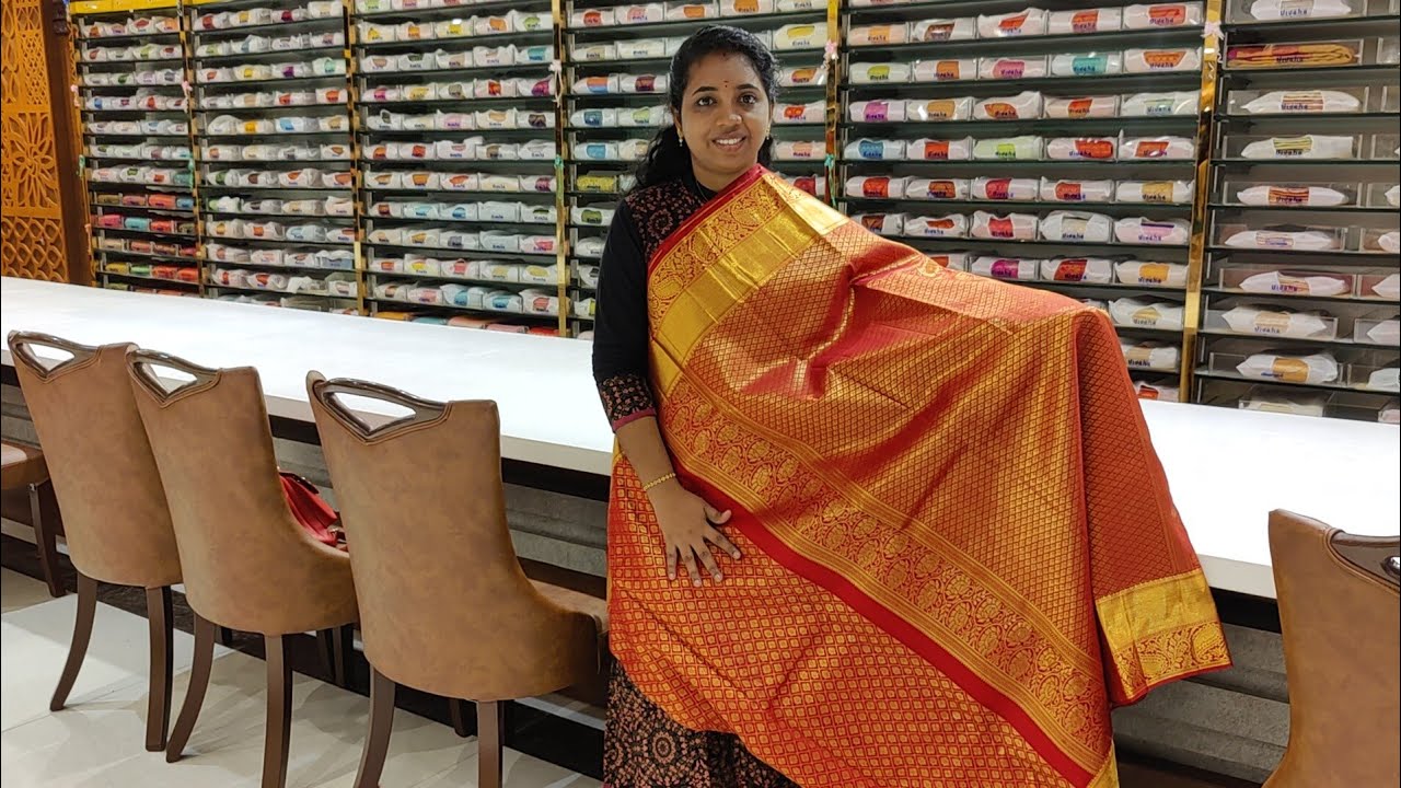 அட்டகாசமான கல்யாண பட்டு Wedding Silk Sarees Muhurtha Pattu, Natchathra ...