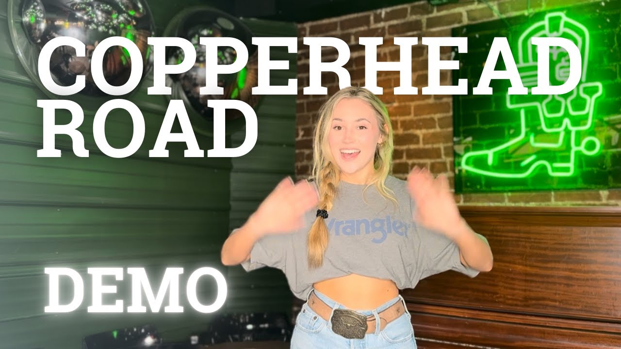 Copperhead Road Line Dance Demo - YouTube