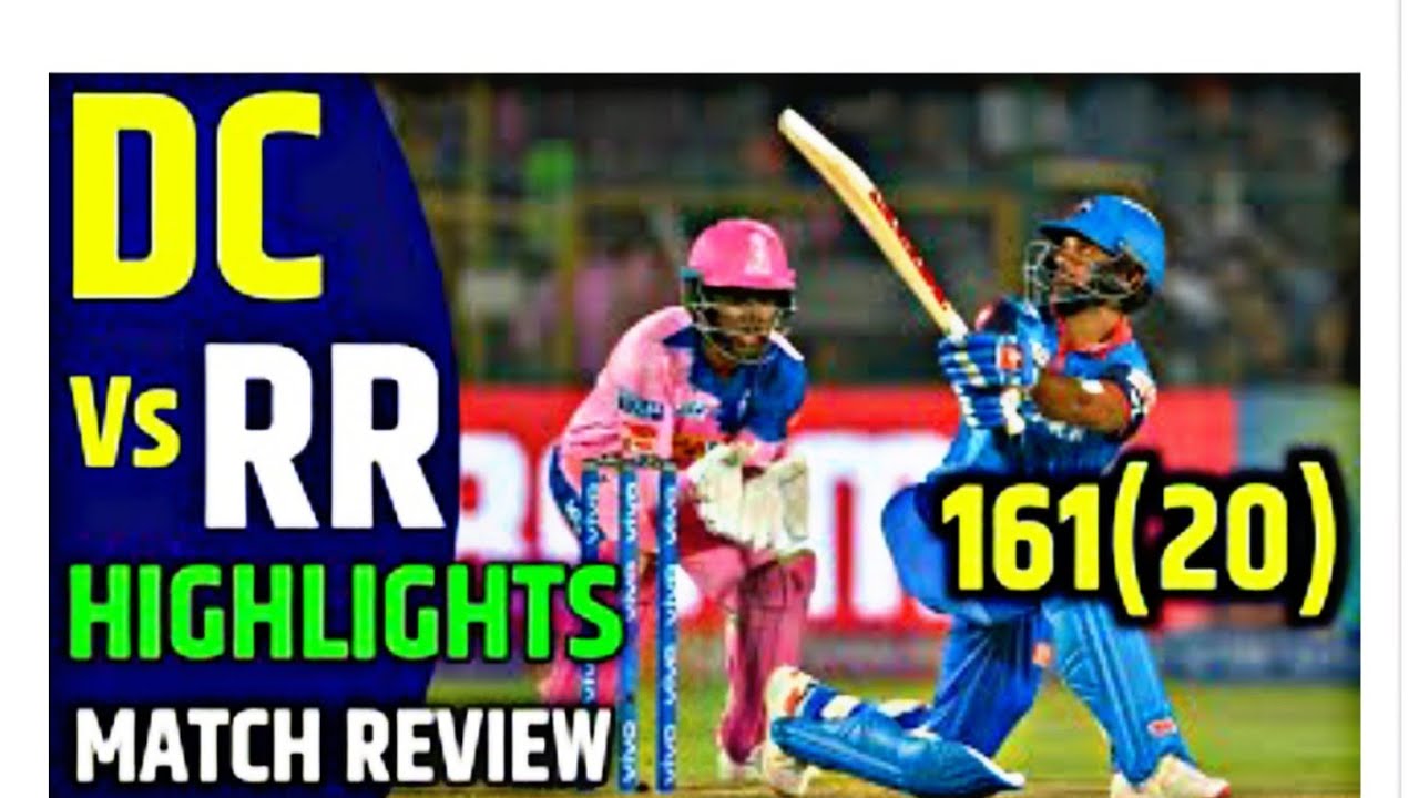 DC VS RR MATCHPREVIEW MATCH HIGHLIGHT - YouTube